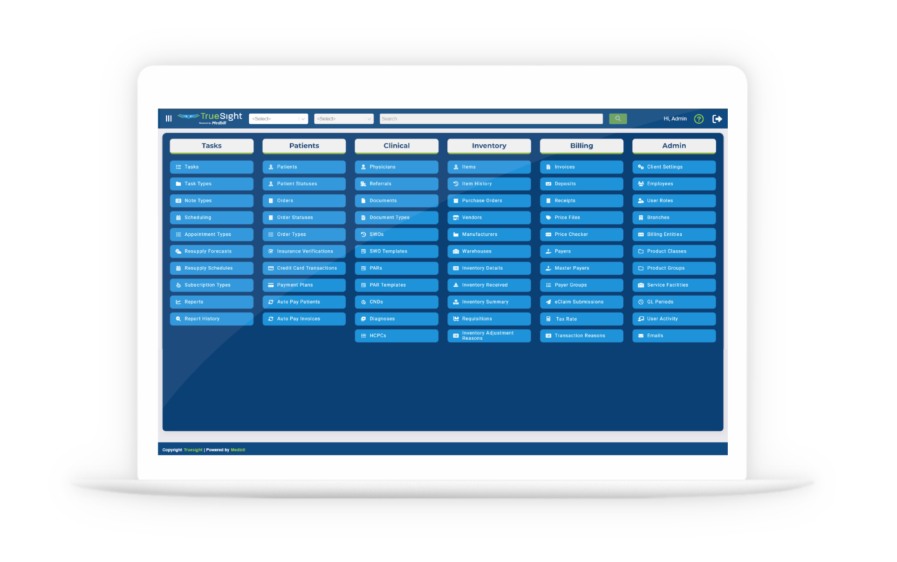 DME Billing Software | TrueSight